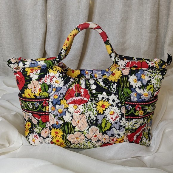 Vera Bradley | Bags | Vera Bradley Gabby Tote In Retired Poppy Fields ...